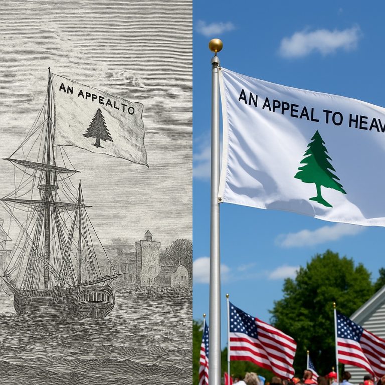 Appeal to Heaven Flag from Revolutionary War in Headlines